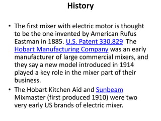 Mixers | PPTX