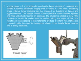 Mixers and different mixers in food industry | PPTX