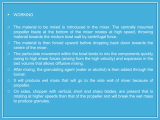 Mixers and different mixers in food industry | PPTX