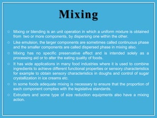 Mixers and different mixers in food industry | PPTX