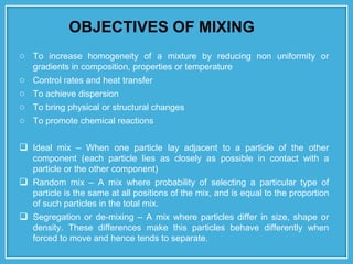 Mixers and different mixers in food industry | PPTX