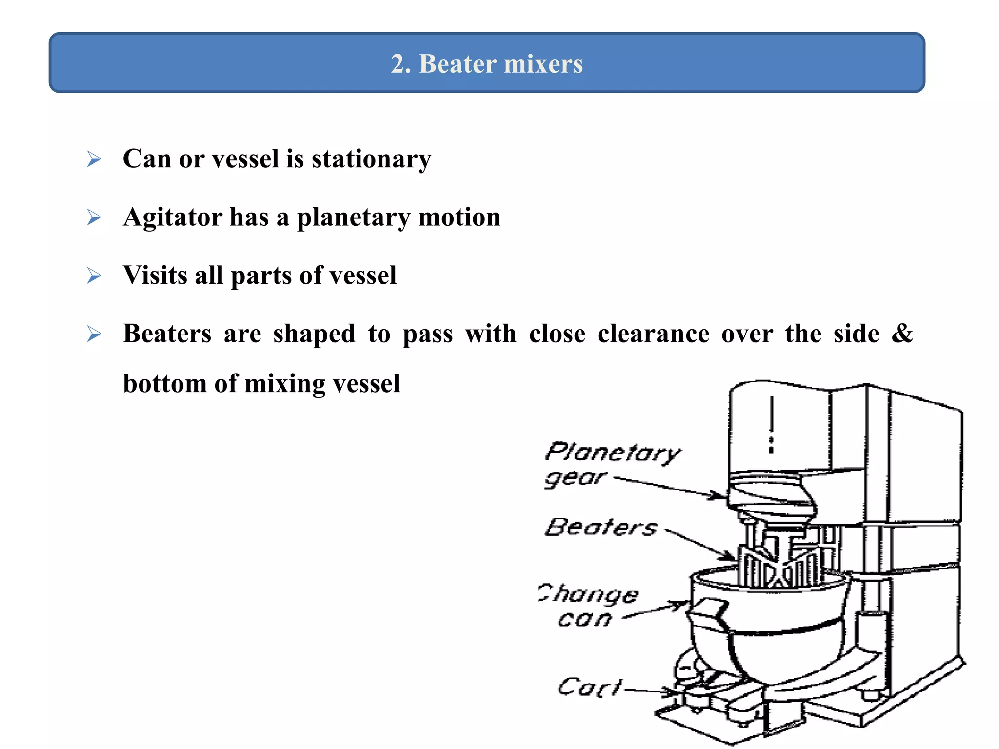 Mixers for cohesive solids | PPTX