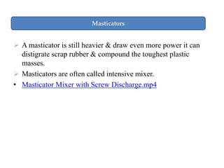 Mixers for cohesive solids | PPTX