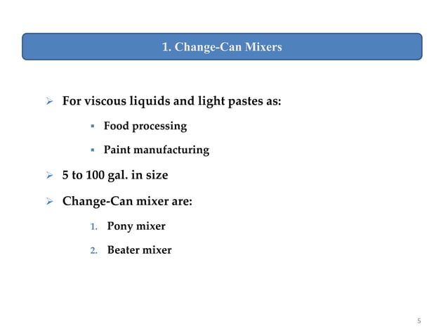 Mixers for cohesive solids | PPTX | Home Appliances | Home & Garden