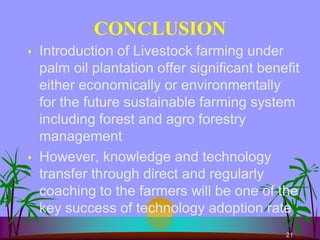 Mix farming palm cattle role of knowledge transfer | PDF