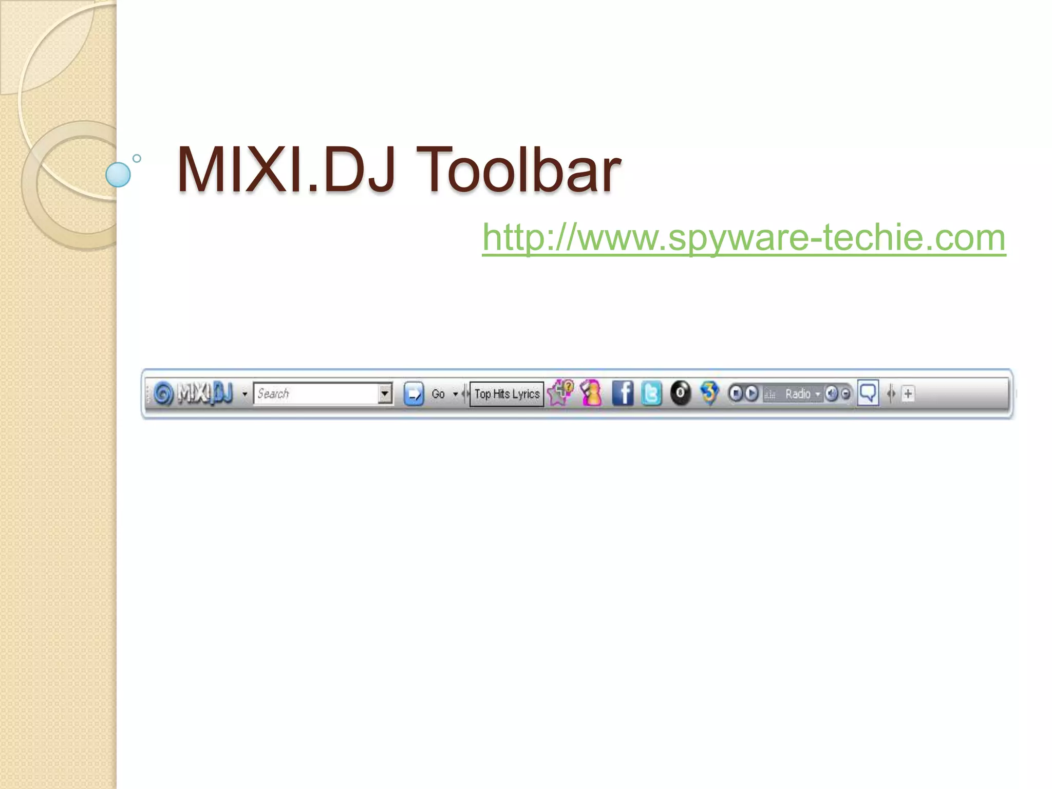 MIXI.DJ Toolbar | PPT