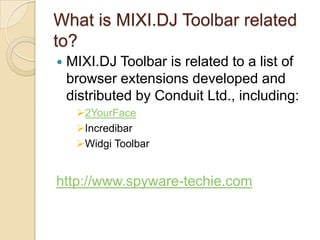 MIXI.DJ Toolbar | PPT