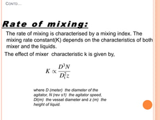 Science of Mixing | PPTX