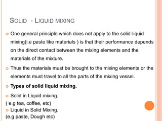 Science of Mixing | PPTX