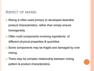 Science of Mixing | PPTX