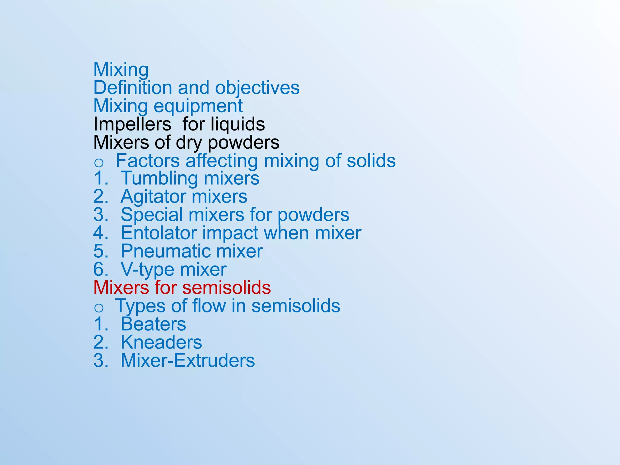 Pharmaceutical Engineering: Mixing | PDF