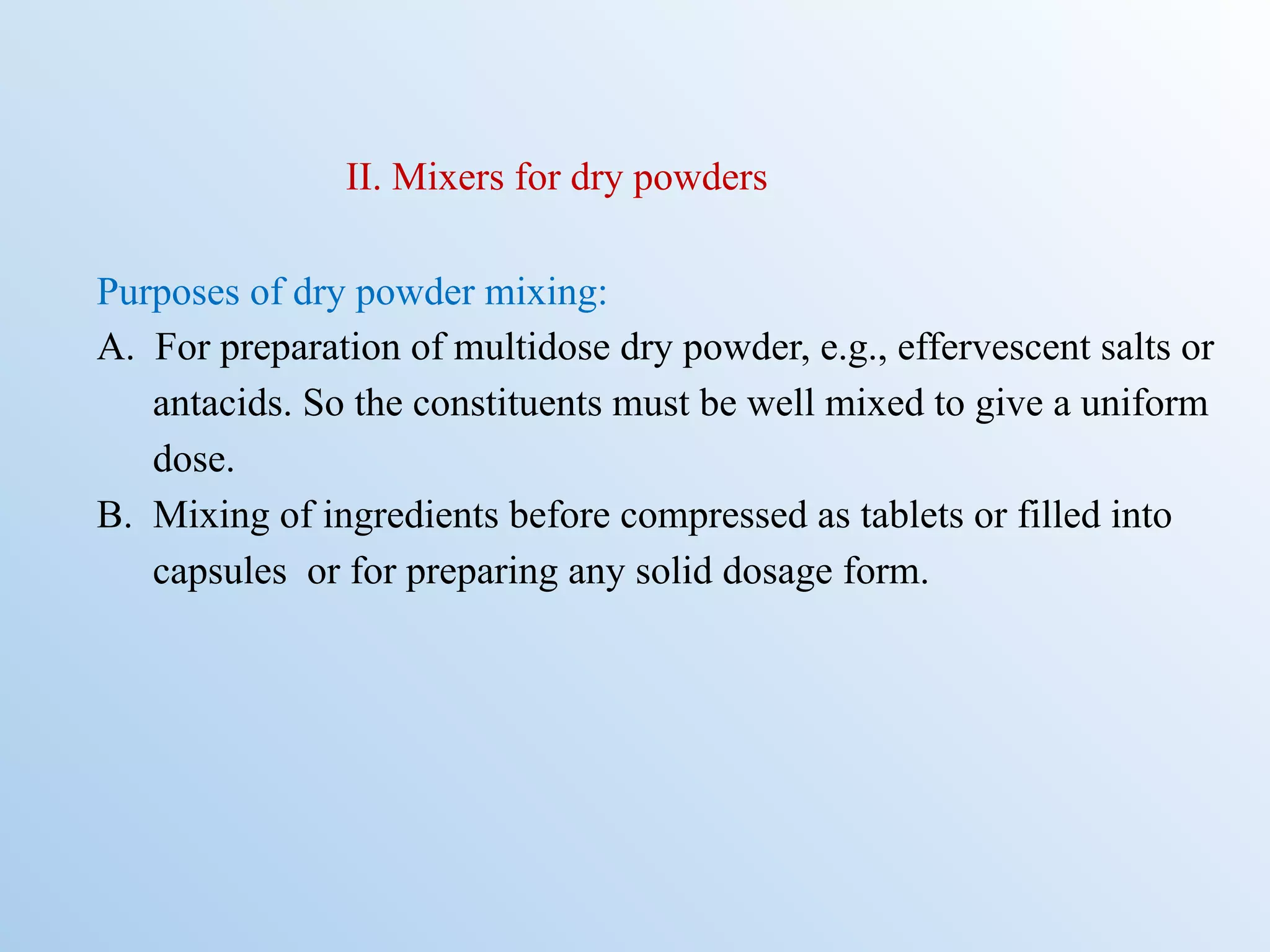 Pharmaceutical Engineering: Mixing | PDF