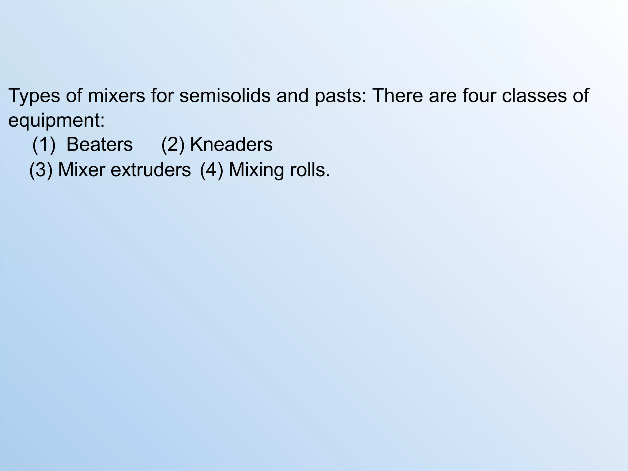 Pharmaceutical Engineering: Mixing | PDF