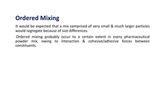 Mixing | PPTX | Chemistry | Science