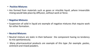 Mixing | PPTX | Chemistry | Science