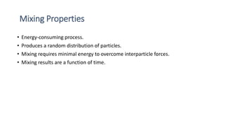 Mixing | PPTX | Chemistry | Science