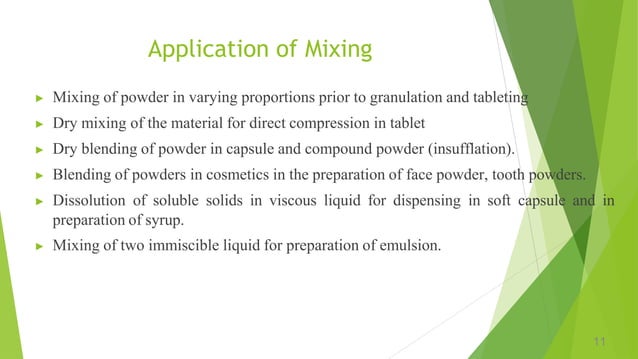 Pharmaceutical engineering Mixing ,types , factors affecting | PPTX