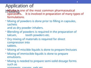 mixing-..pptx pharmaceutical engineering | PPTX