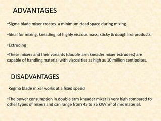 Sigma blade mixer | PPTX