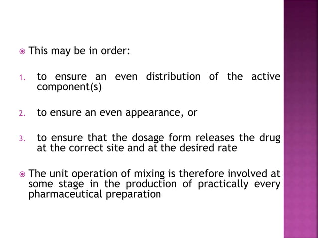MIXING 2,1. pharmaceutics understand the school of pharmacy | PPTX