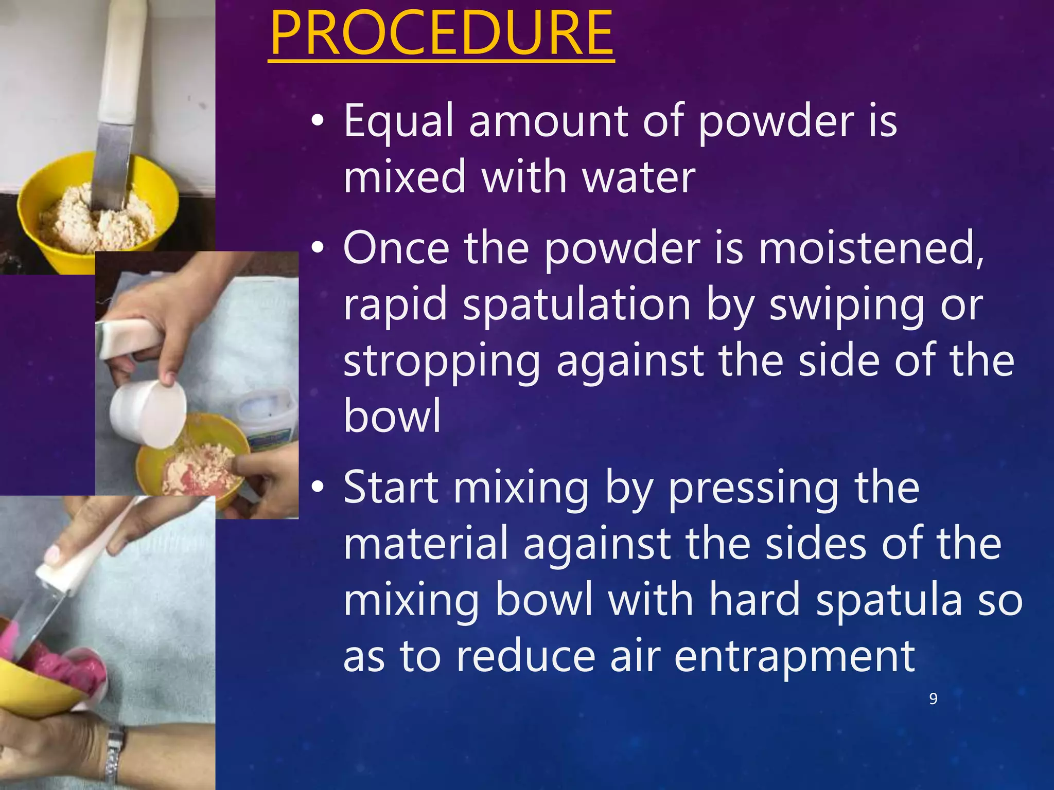 Alginate - Used in Custom Ocular prosthesis | PPTX