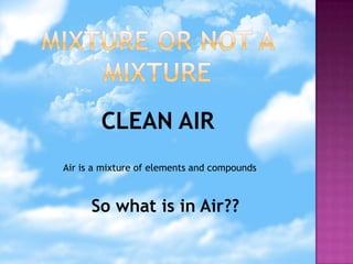 Mixing and Separating | PPTX