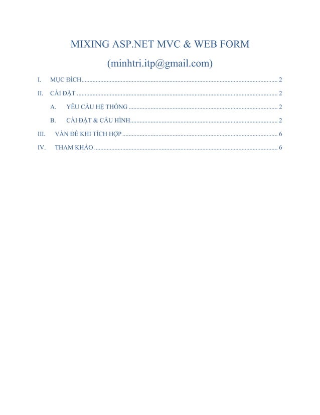 Mixing asp.net mvc & web form into hybrid project | PDF