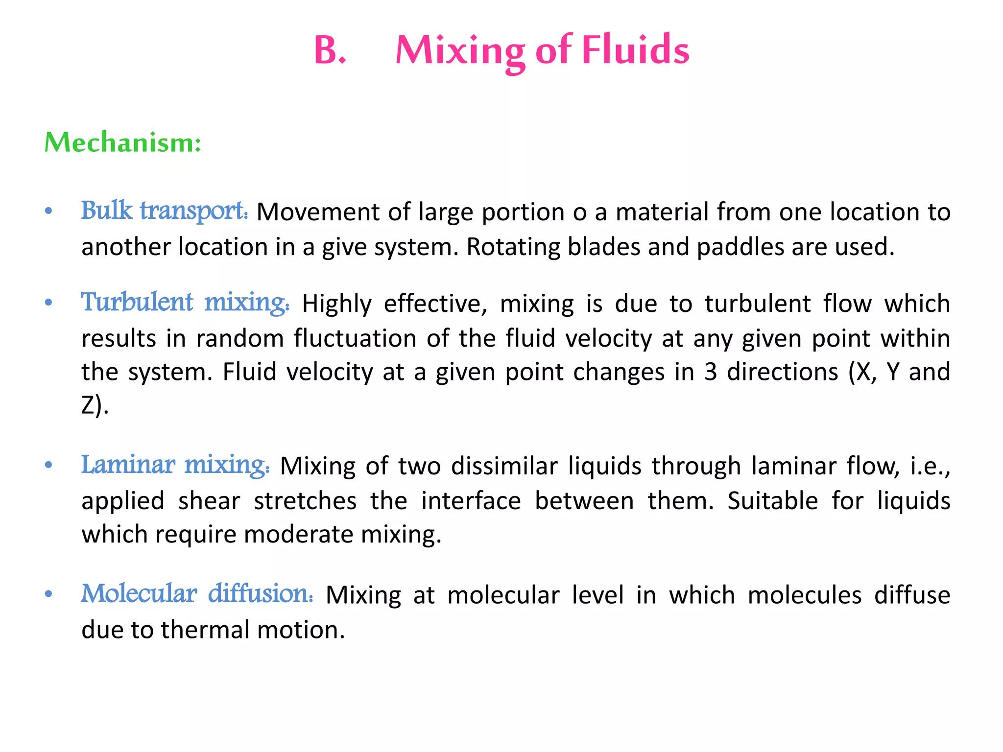 Mixing by ankita yagnik | PPTX | Physics | Science