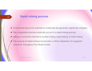 Mixing , coagulation | PDF