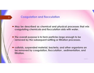 Mixing , coagulation | PDF