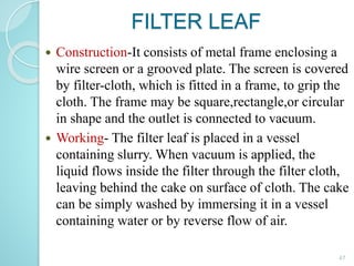 MIXING AND FILTRATION | PPTX