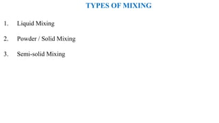 Mixing and Homogenization | PDF