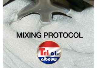 Mixing instructions CALUMEX UPC and CALMIX mortars | PPT