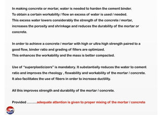 Mixing instructions_CALUMEX UPC WHITE - CALMIX mortars | PDF ...