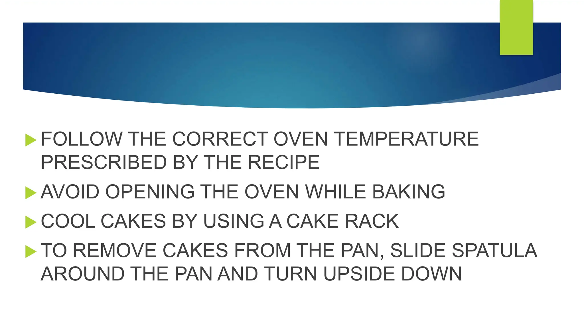MIxing methods used in preparing gateaux, tortes and cakes | PPTX