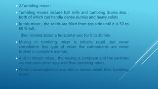 Mixing & mixing index | PPTX