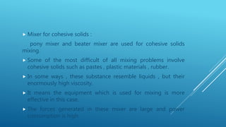 Mixing & mixing index | PPTX