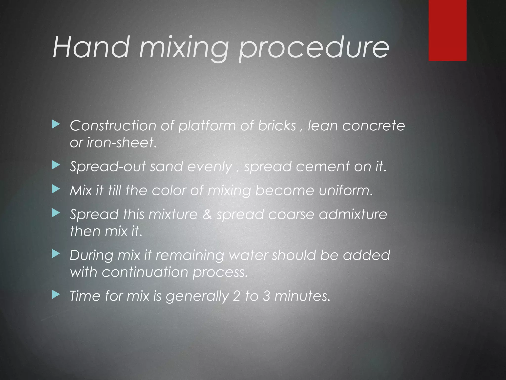 Mixing of concrete.pptx