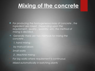 Mixing of concrete.pptx