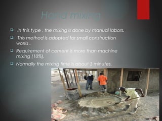 Mixing of concrete.pptx