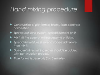 Mixing of concrete.pptx