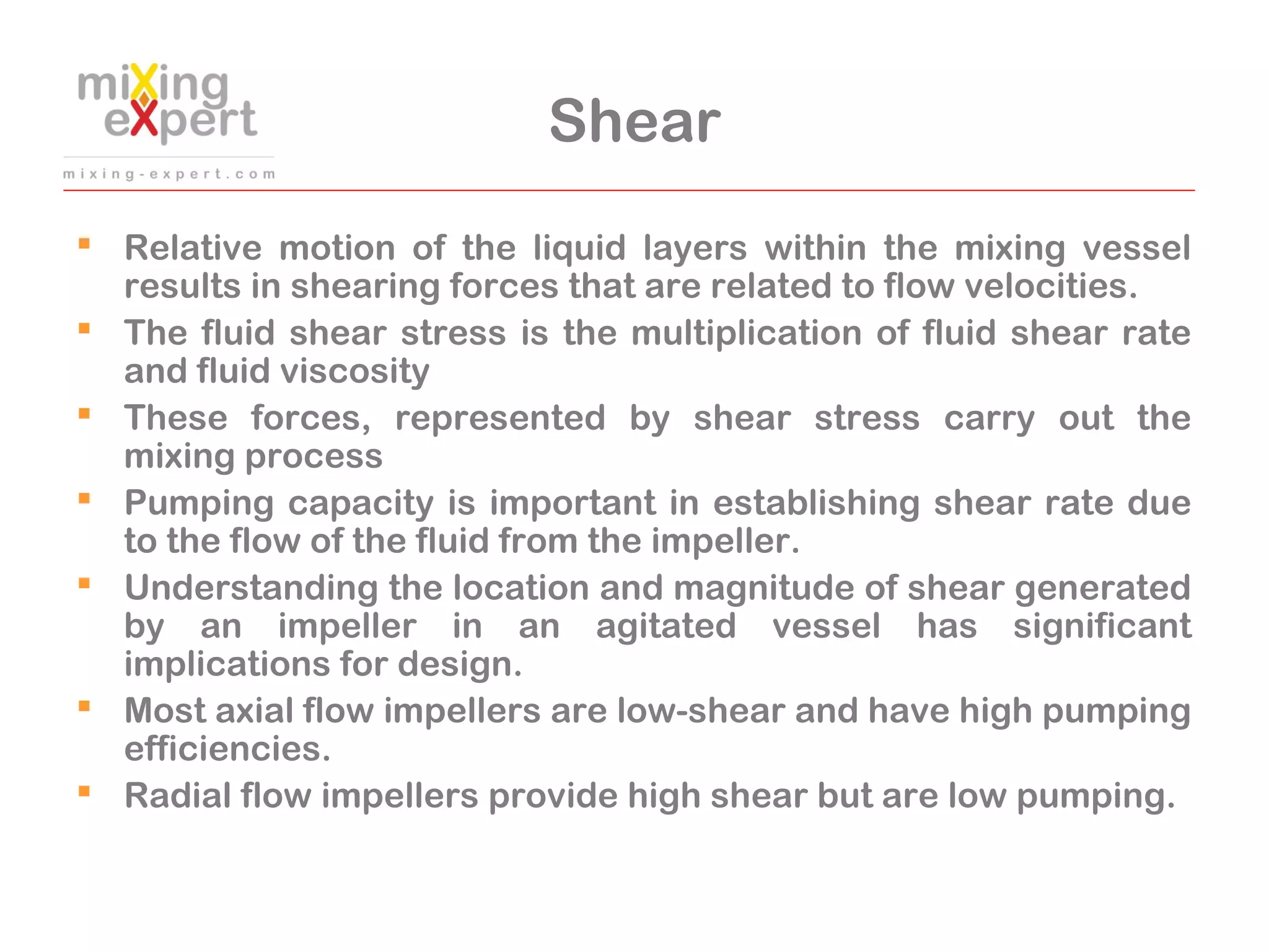 Mixing of liquids, solids and high viscosity materials | PPT