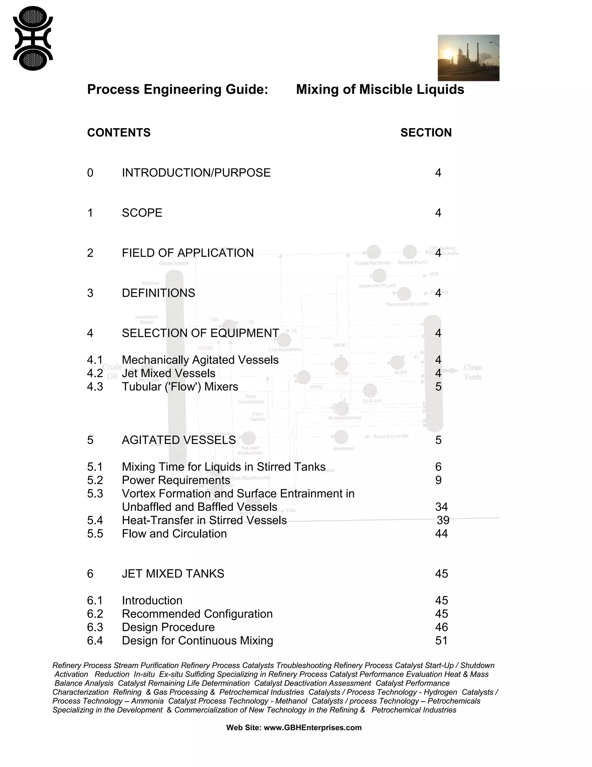 Mixing of Miscible Liquids | PDF