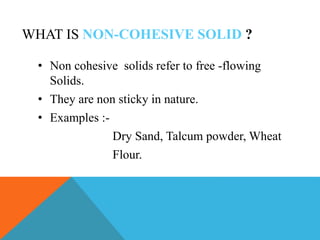 Mixing of non cohesive solids | PPTX