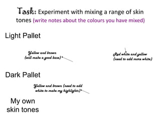 Mixing Skin Tones-Secondary Education Resource | PPT