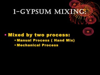 Mixing techniques of five dental products | PPT