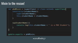 Mixins & OOPS in JavaScript | PPT