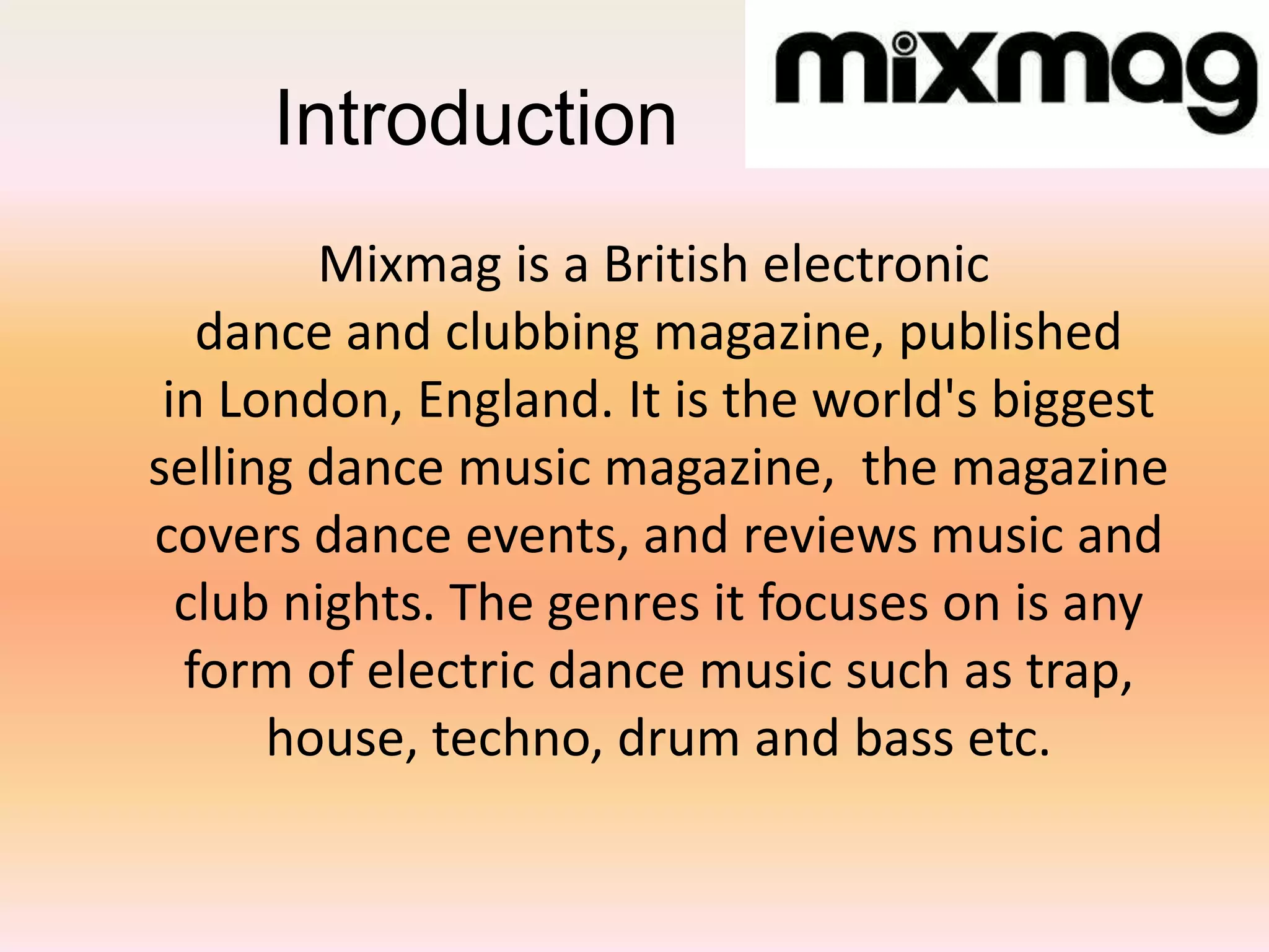 Mixmag | PPTX