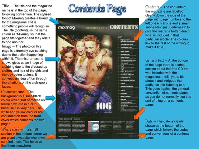 Mix mag analysis | PPT