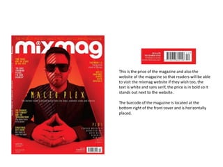 Mixmag front cover research | PPTX